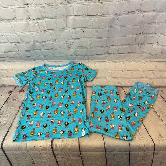 Little Snuggles | Pajamas | Little Snuggles Bluey Baby Bamboo Short ...